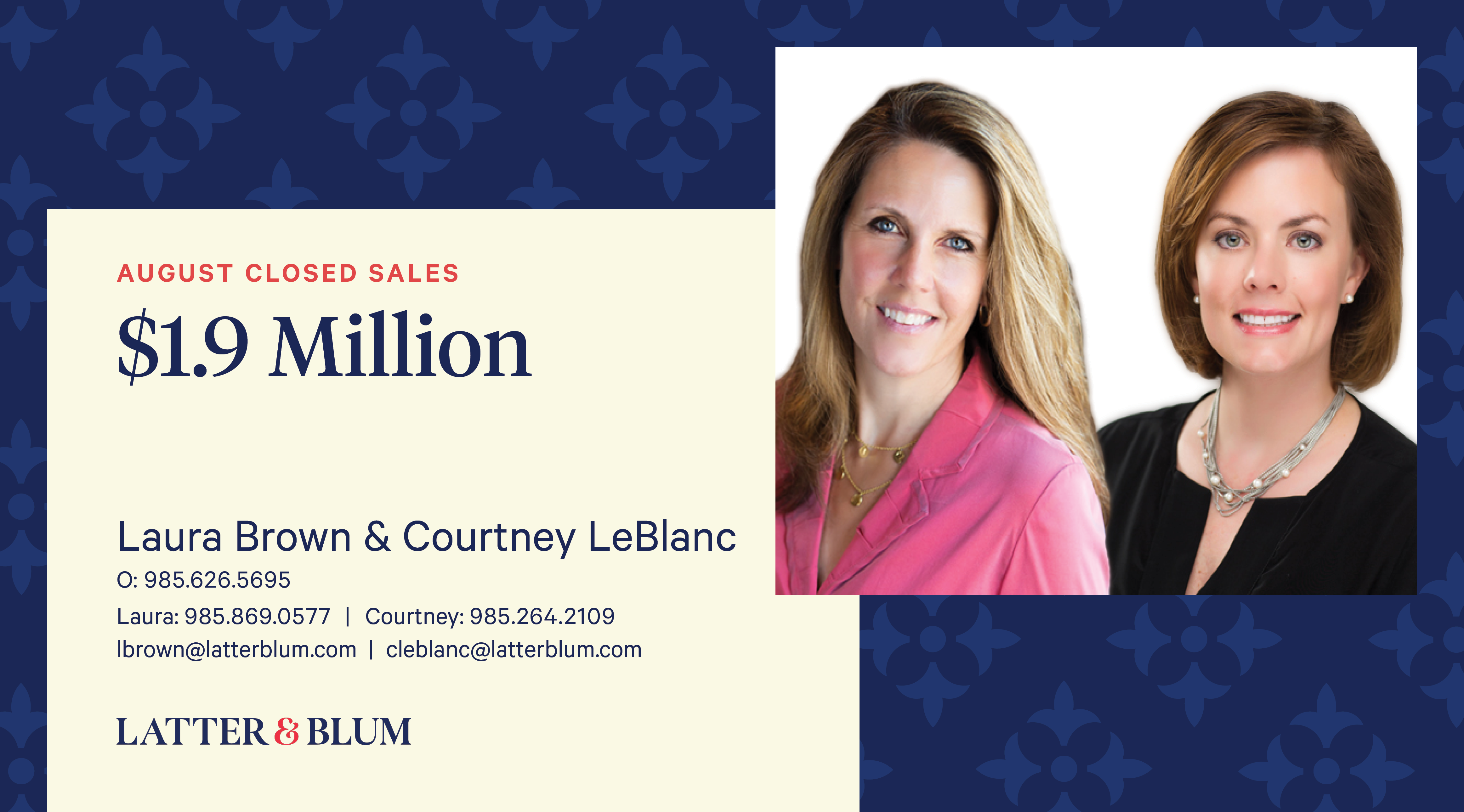Courtney LeBlanc & Laura Brown - Million in a Month August 2020