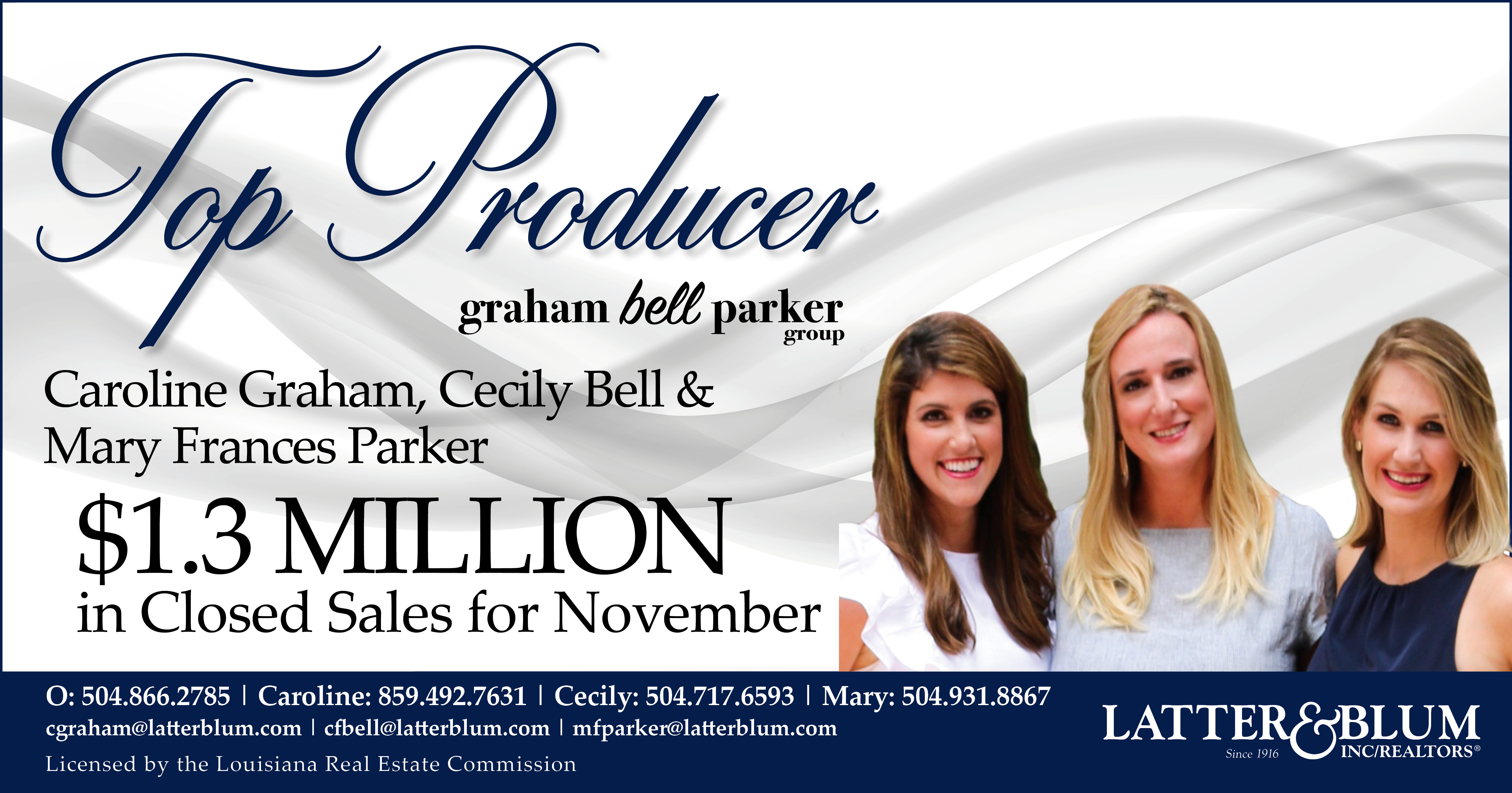 Caroline Graham, Cecily Bell, & Mary Frances Parker - Million in a ...
