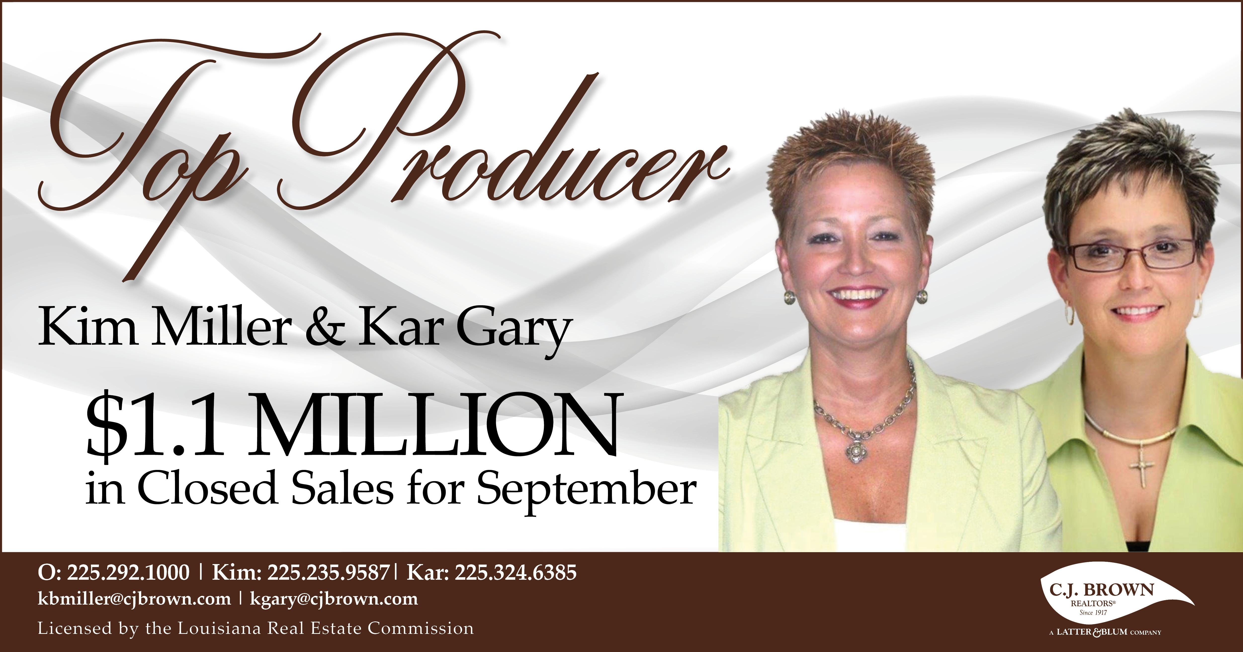 Kim Miller & Kar Gary - Million in a Month September 2019