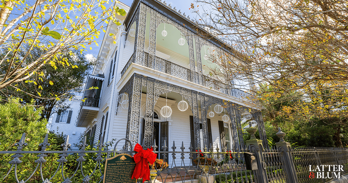 New Orleans' Historical Homes: A Holiday Tour of Elegance | Latter & Blum