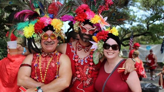 New Orleans' Red Dress Run